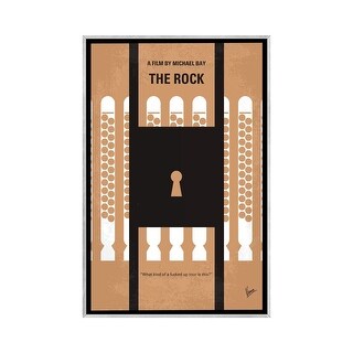 iCanvas "The Rock Minimal Movie Poster" by Chungkong Framed - Bed Bath & Beyond - 37722796